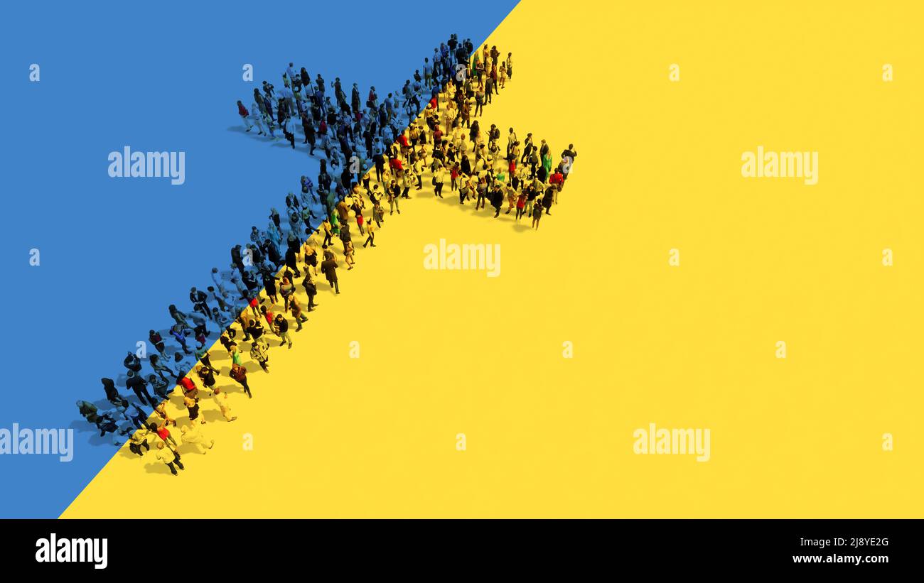 Concept or conceptual community of people forming the image of ...