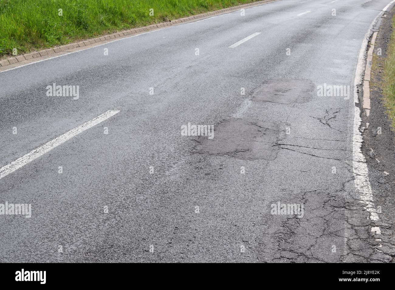 Rough road surface deterioration hi-res stock photography and images ...