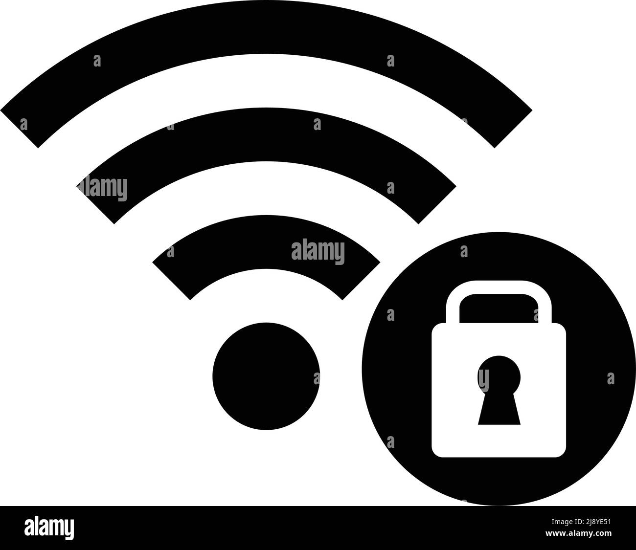 Wifi network password vector Stock Vector Images - Alamy