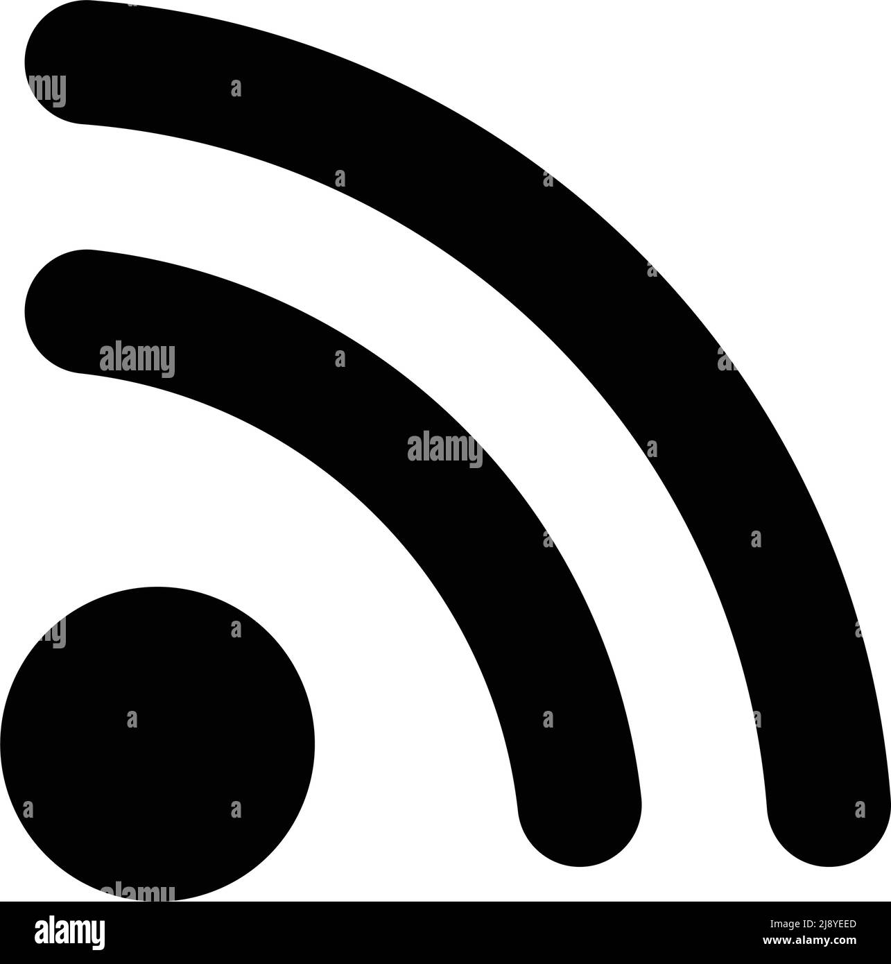 Mobile signal icon in Cut Out Stock Images & Pictures - Alamy