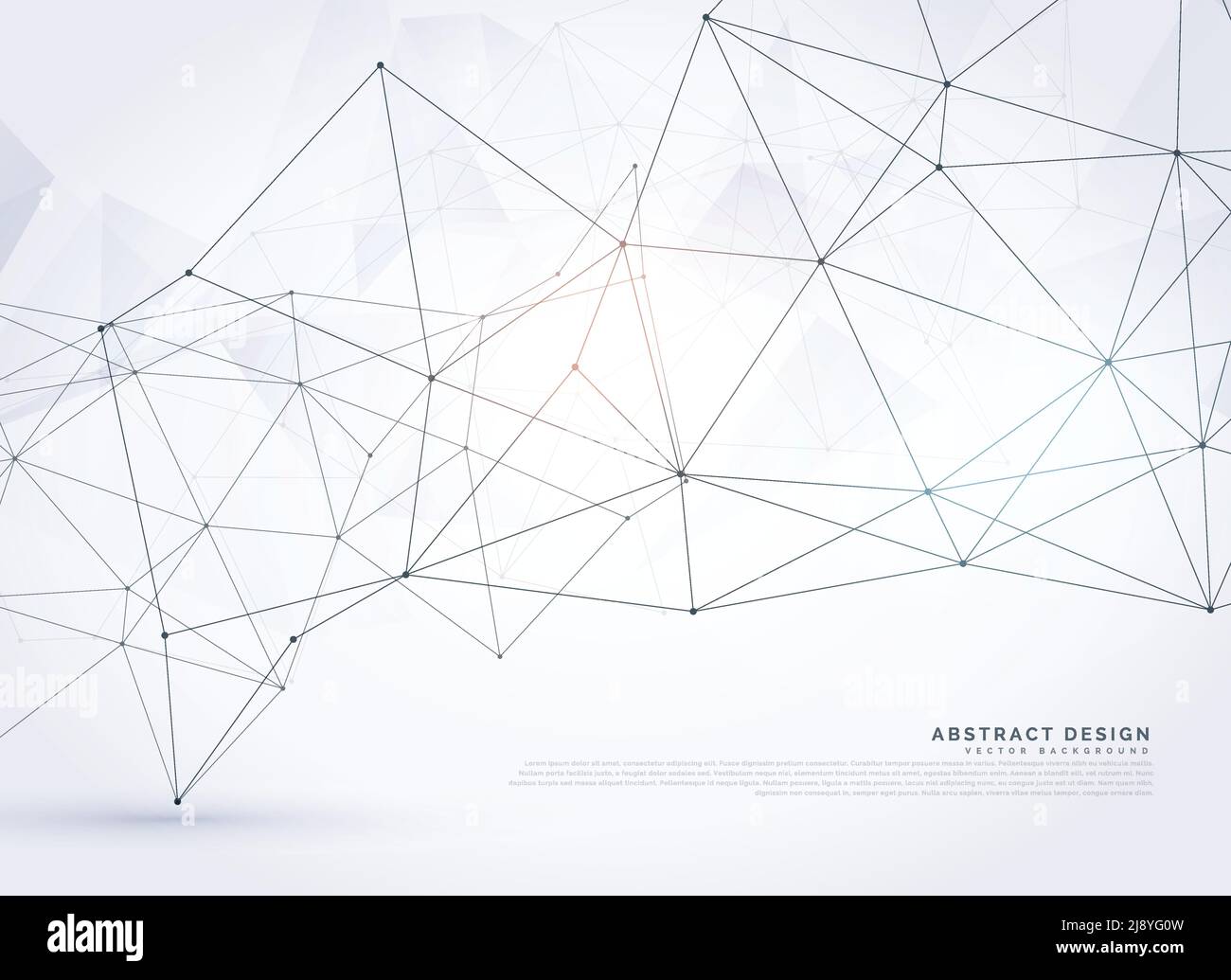 abstract digital wireframe poly mesh background design Stock Vector ...