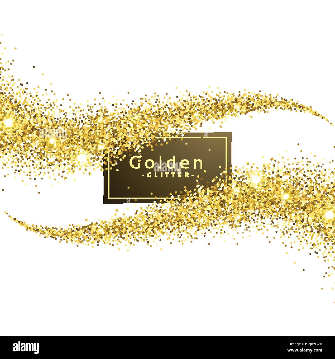 Wave with glitter vector vectors Stock Vector Images - Alamy