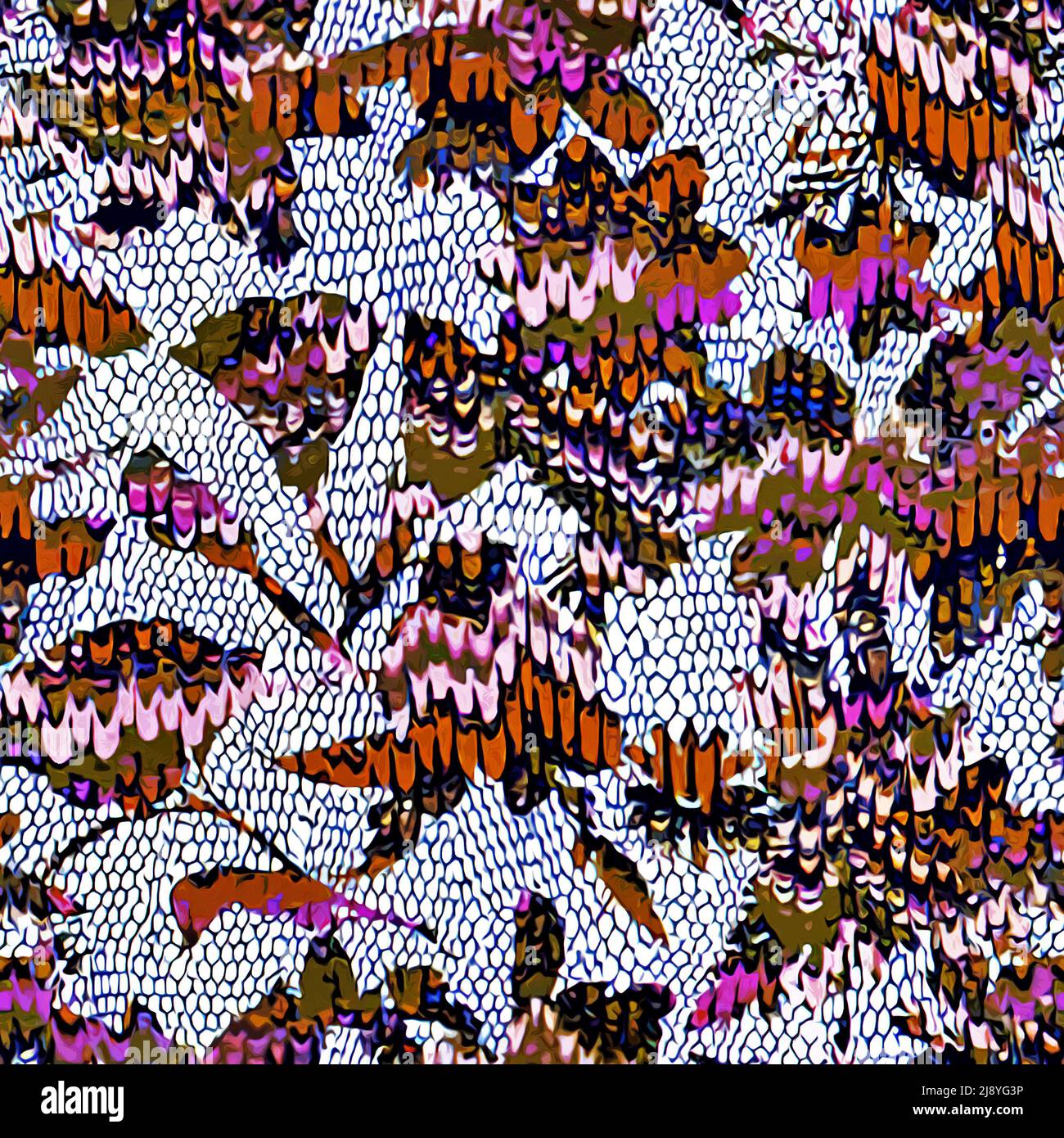 Textile and wallpaper patterns. A printable digital illustration work ...