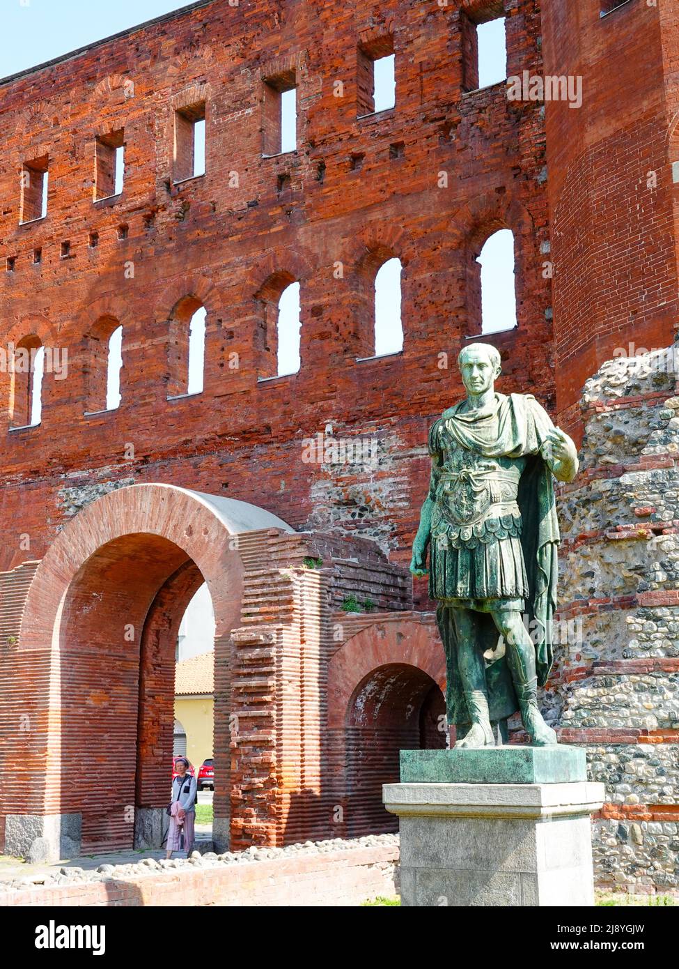 Palatine Gate, historical, archeological landmark from the historic ...