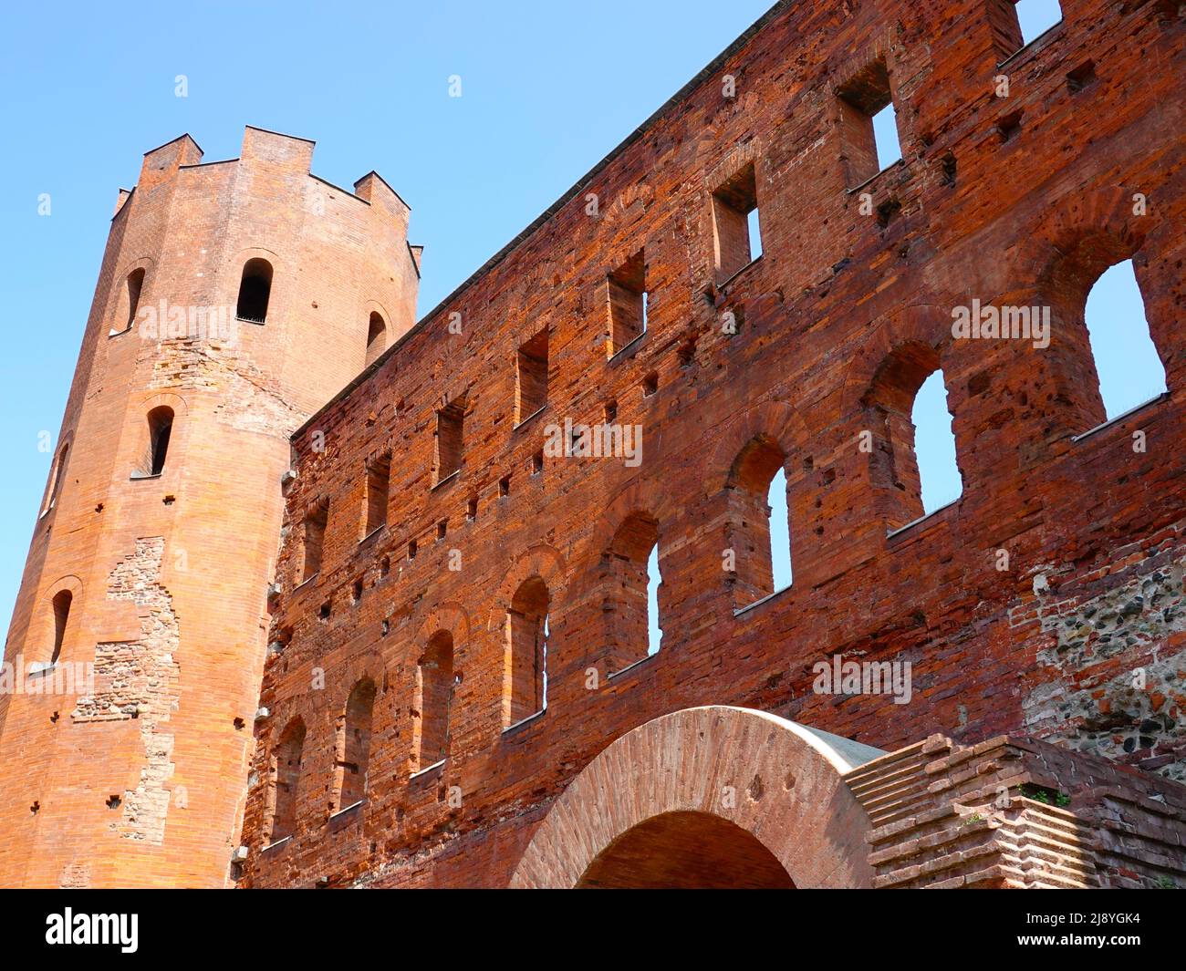 Palatine Gate, historical, archeological landmark from the historic ...
