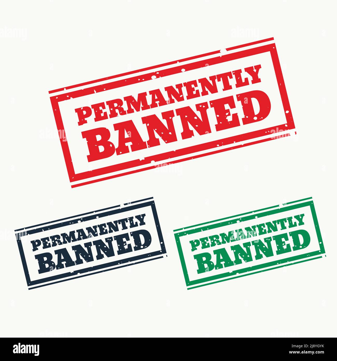 Behave or be banned sign Stock Vector Images - Alamy