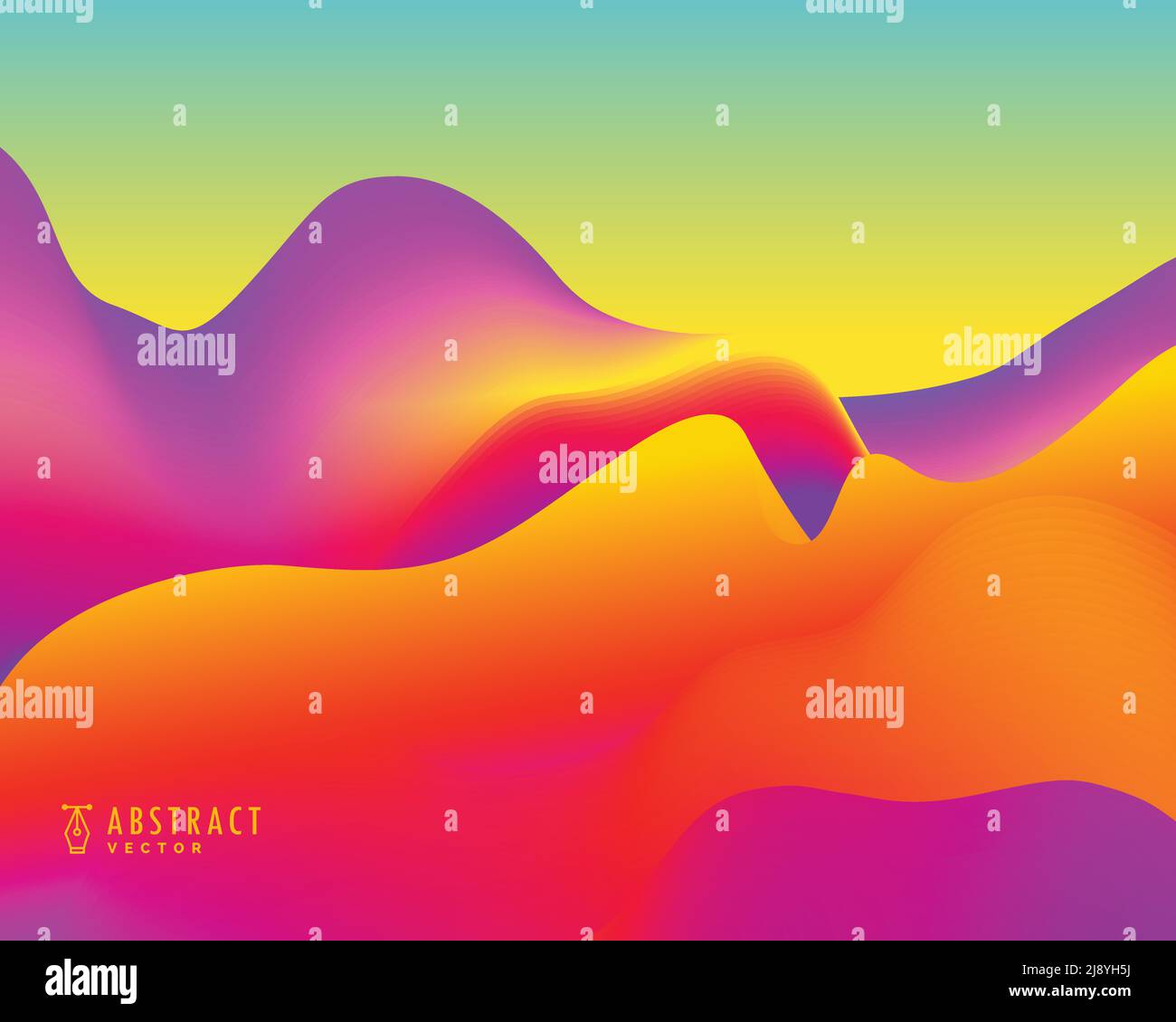 Vibrant elegant wallpaper spectrum colors hi-res stock photography and ...