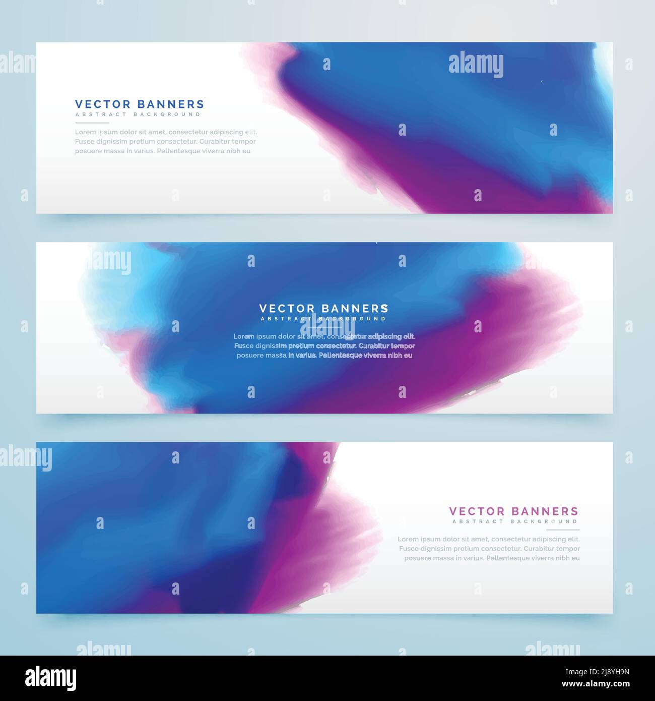 Watercolor splash banners Stock Vector Images - Alamy