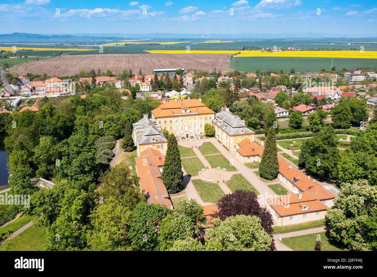 barokní zámek Krásmý Dvůr, Česká republika / baroque castle Krasny Dvur ...