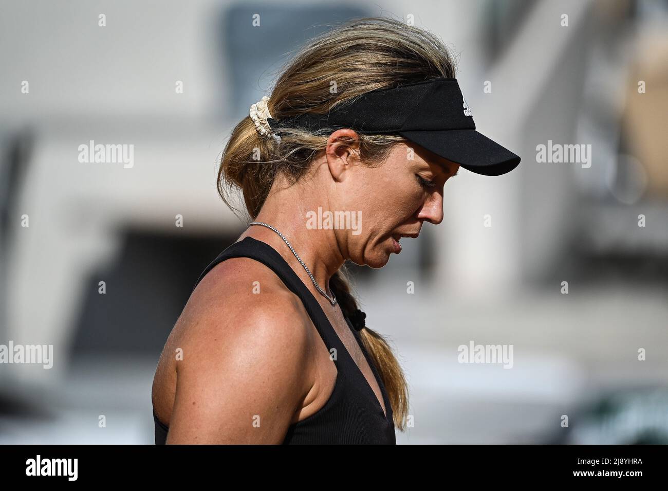 Danielle COLLINS of United States during a training session of Roland ...