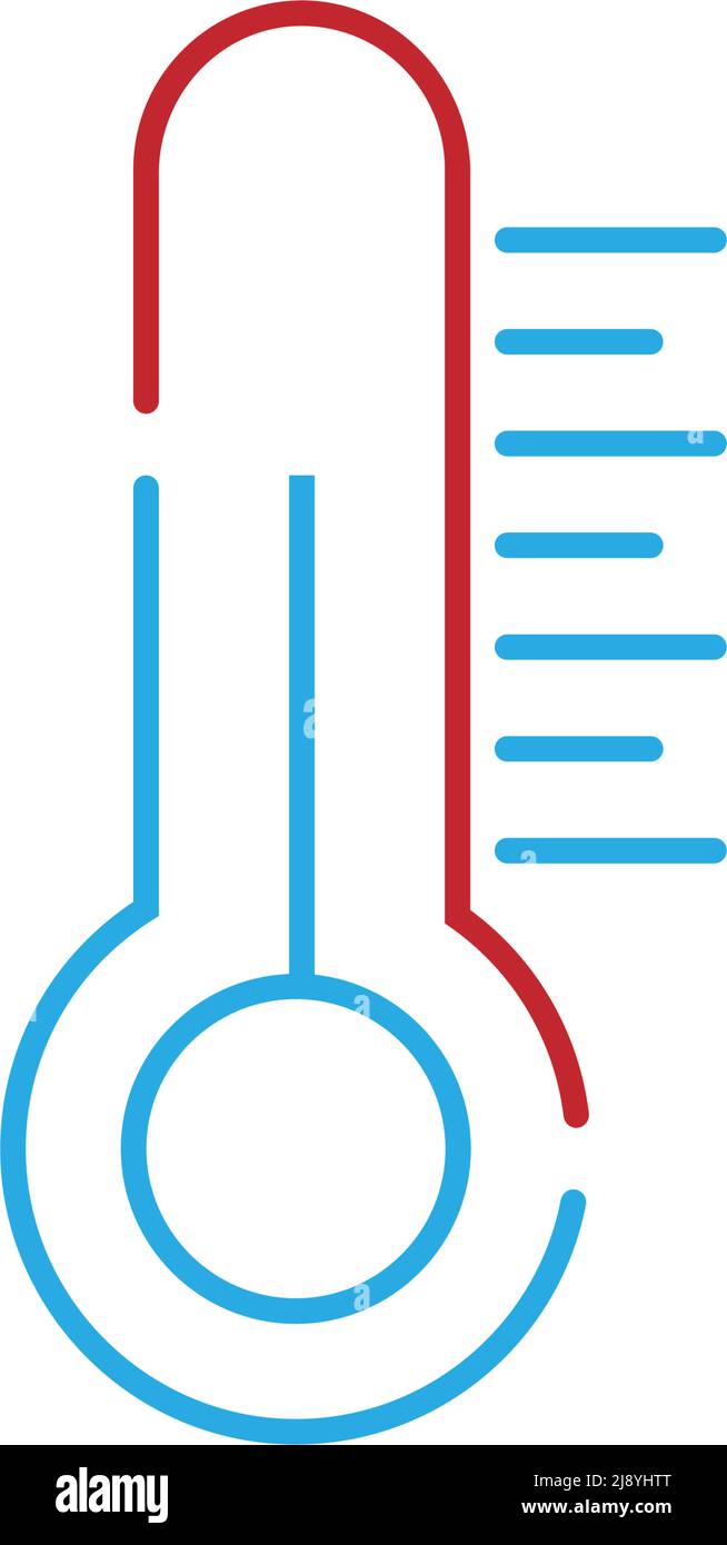 Thermometer icon logo design illustration template vector Stock Vector ...