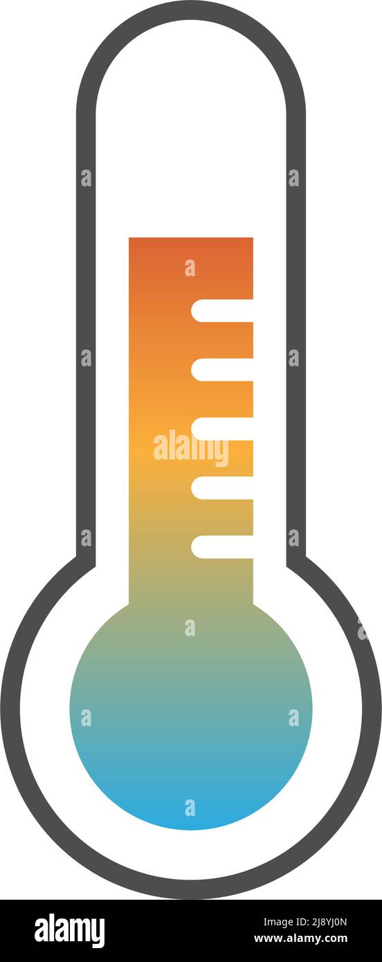 Thermometer icon logo design illustration template vector Stock Vector ...