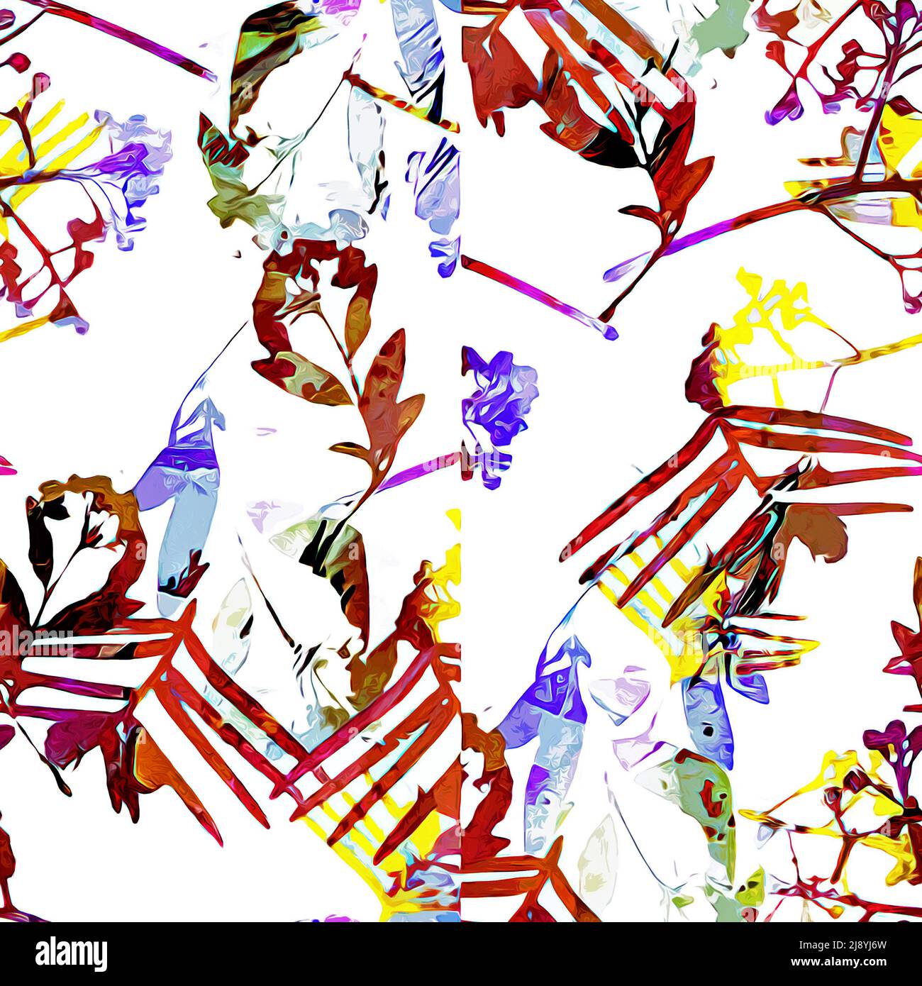 Textile and wallpaper patterns. A printable digital illustration work ...