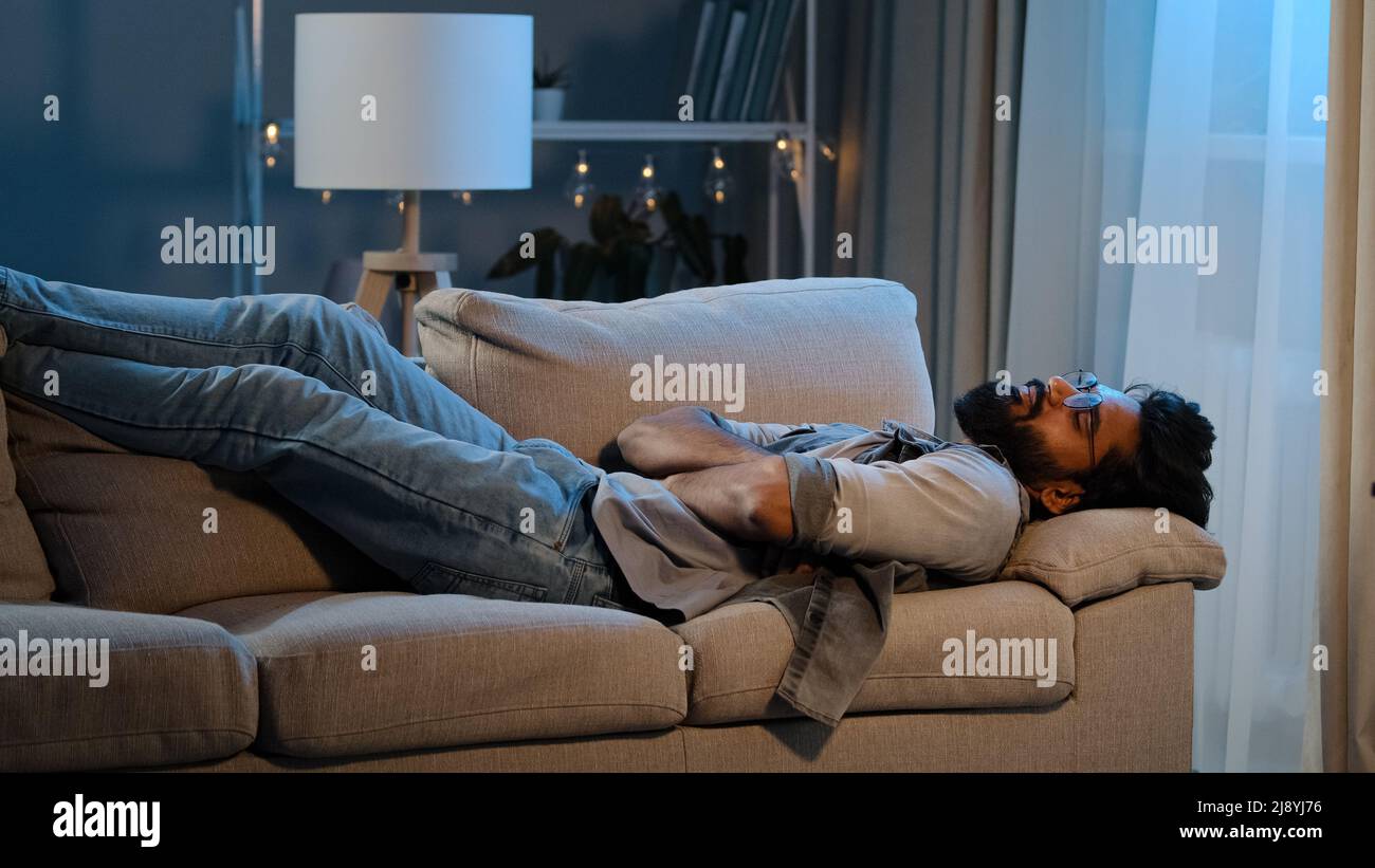 Tired man feels sleepy hi-res stock photography and images - Alamy