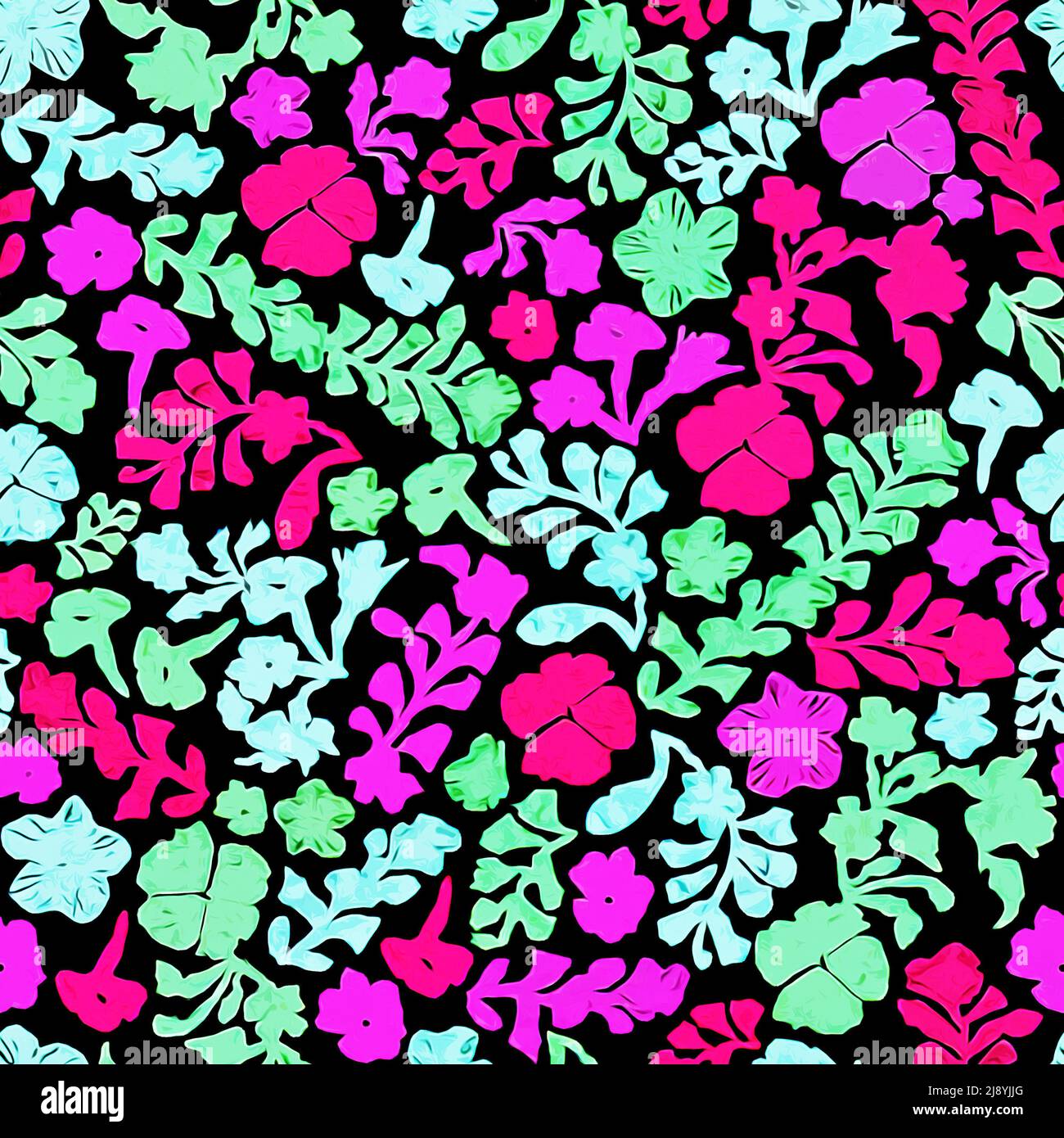 Textile and wallpaper patterns. A printable digital illustration work ...