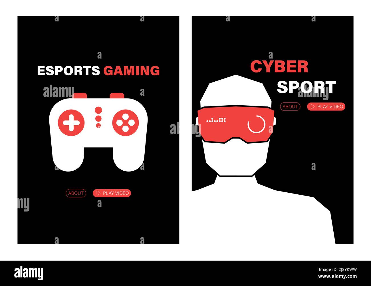 Video gaming competition Stock Vector Images - Alamy