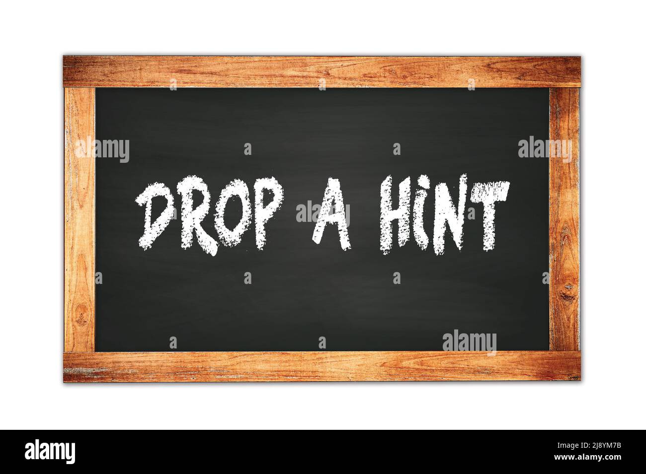 Drop a hint text hi-res stock photography and images - Alamy
