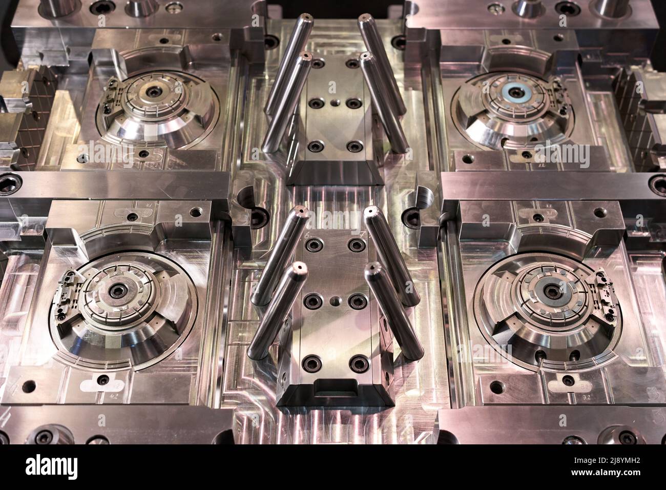 New steel machinery engine texture. Metal shiny machine components ...