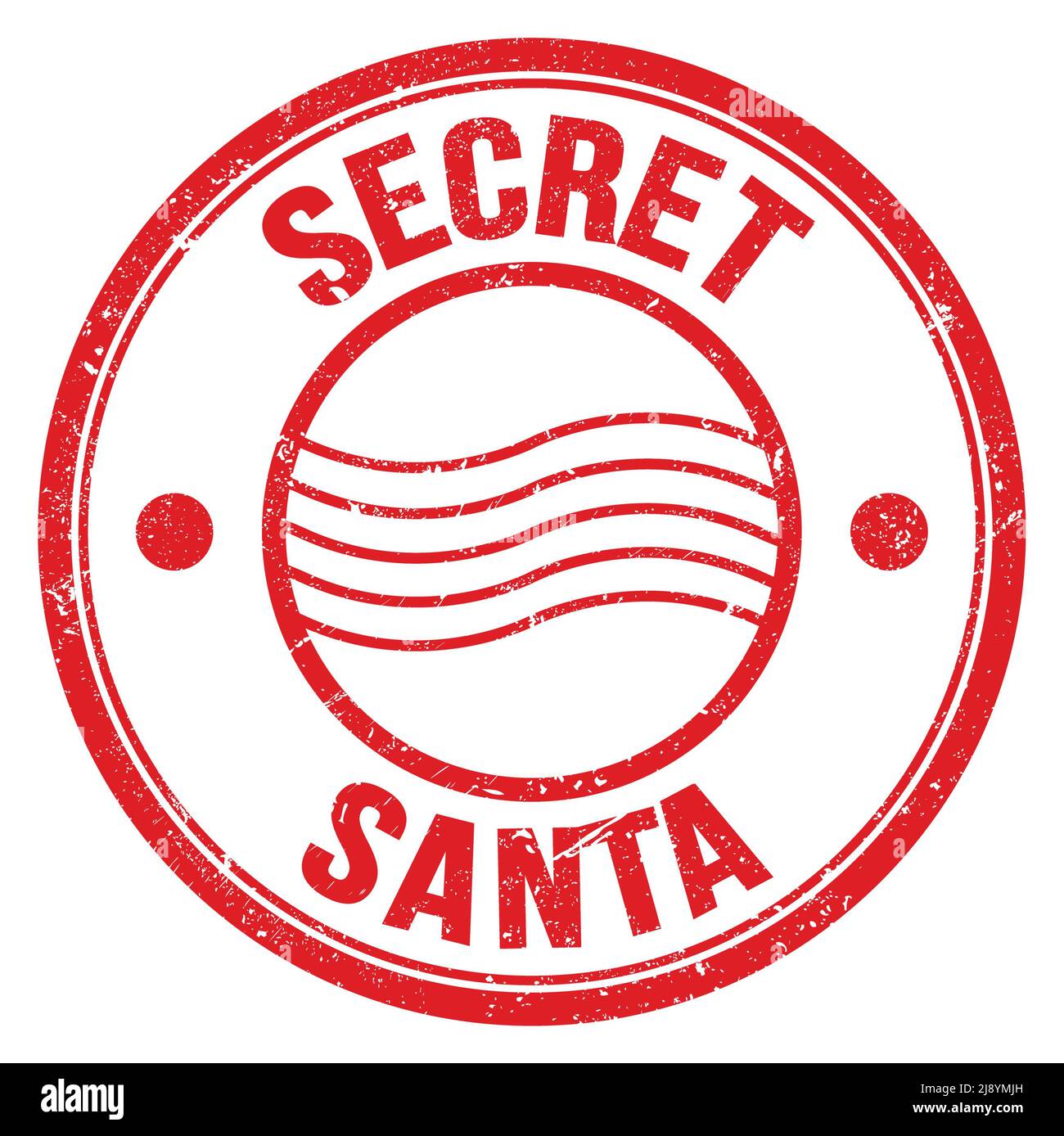 Secret santa stamp Cut Out Stock Images & Pictures - Alamy