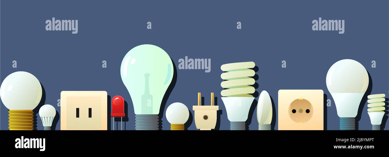 Glass electric light bulb electrical outlet and plug.. Lighting device ...