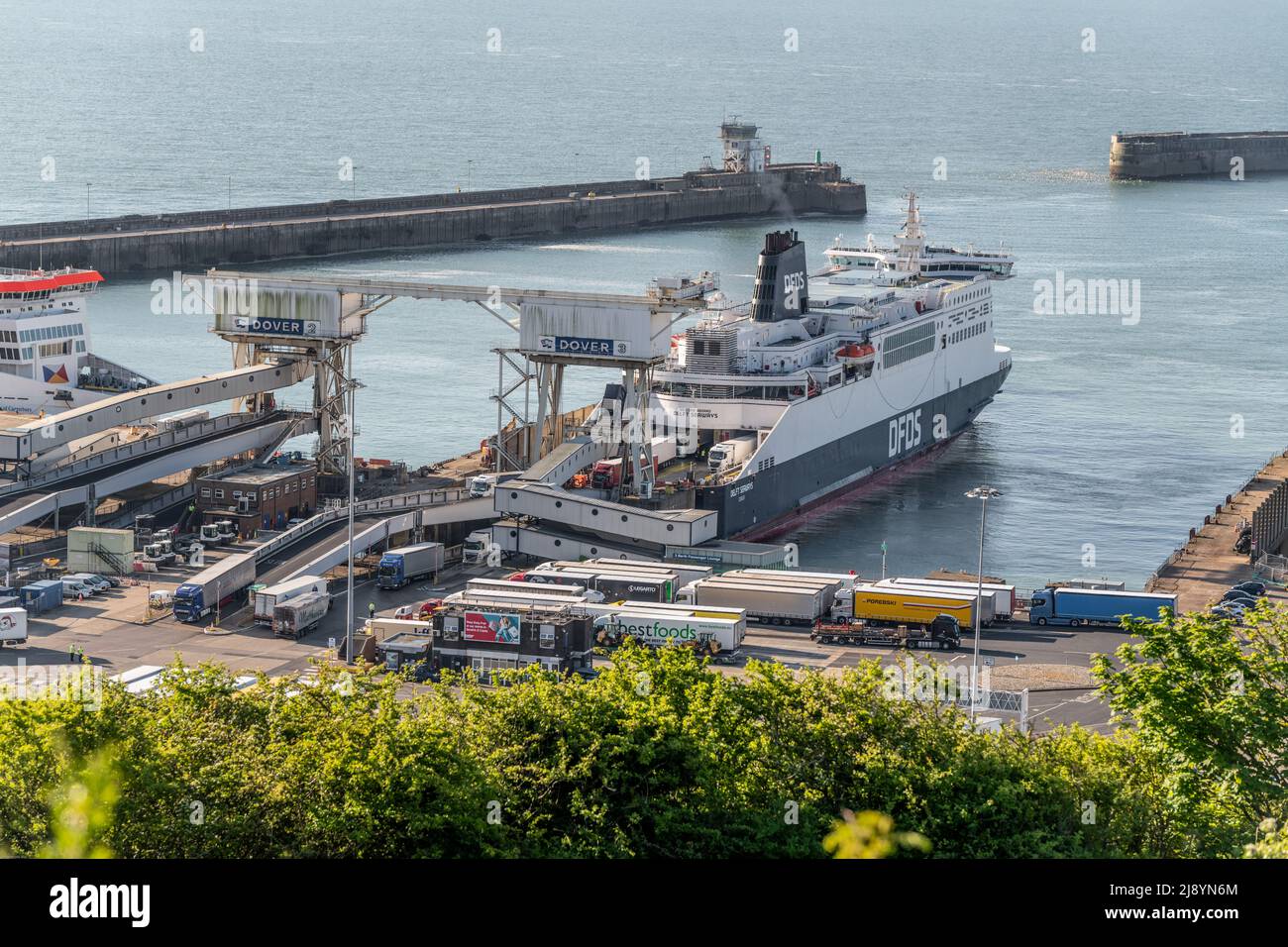Port of Dover, Kent, Britain Stock Photo - Alamy