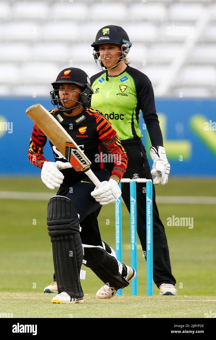 BECKENHAM ENGLAND - MAY 18 : Sunrisers Cordelia Griffith and Western ...