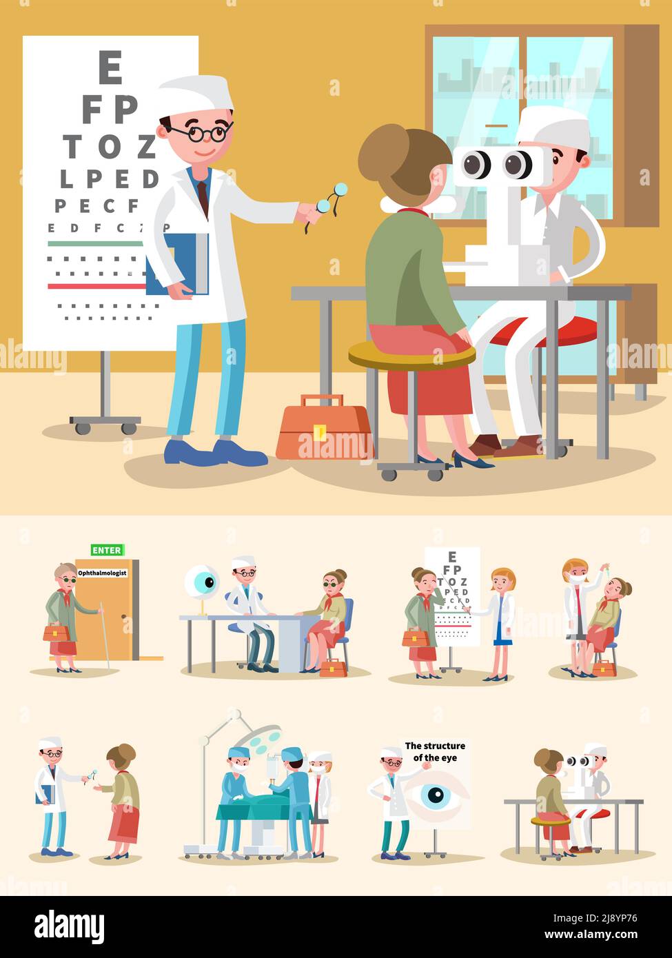Diagnostic procedures Stock Vector Images - Alamy