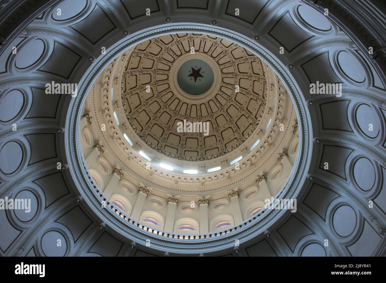 Interior Capitol Building Dome Austin Texas Stock Photo - Alamy
