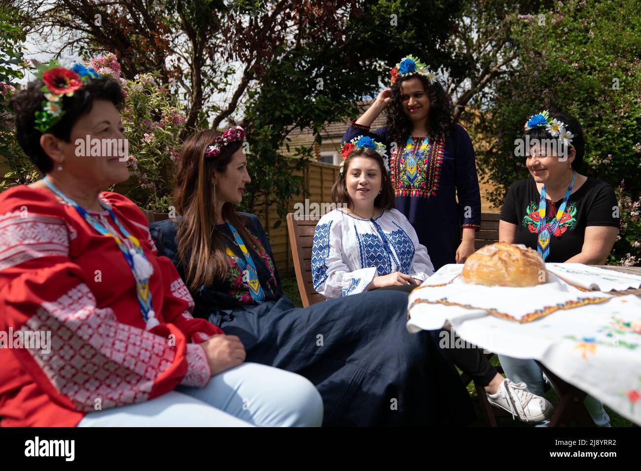 Ukranian sisters Alla Madich (right) and her sister Iryna (left), who ...