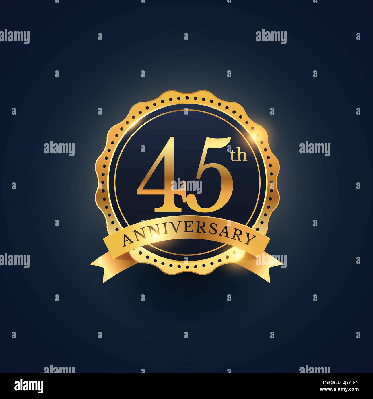 45th year Stock Vector Images - Alamy