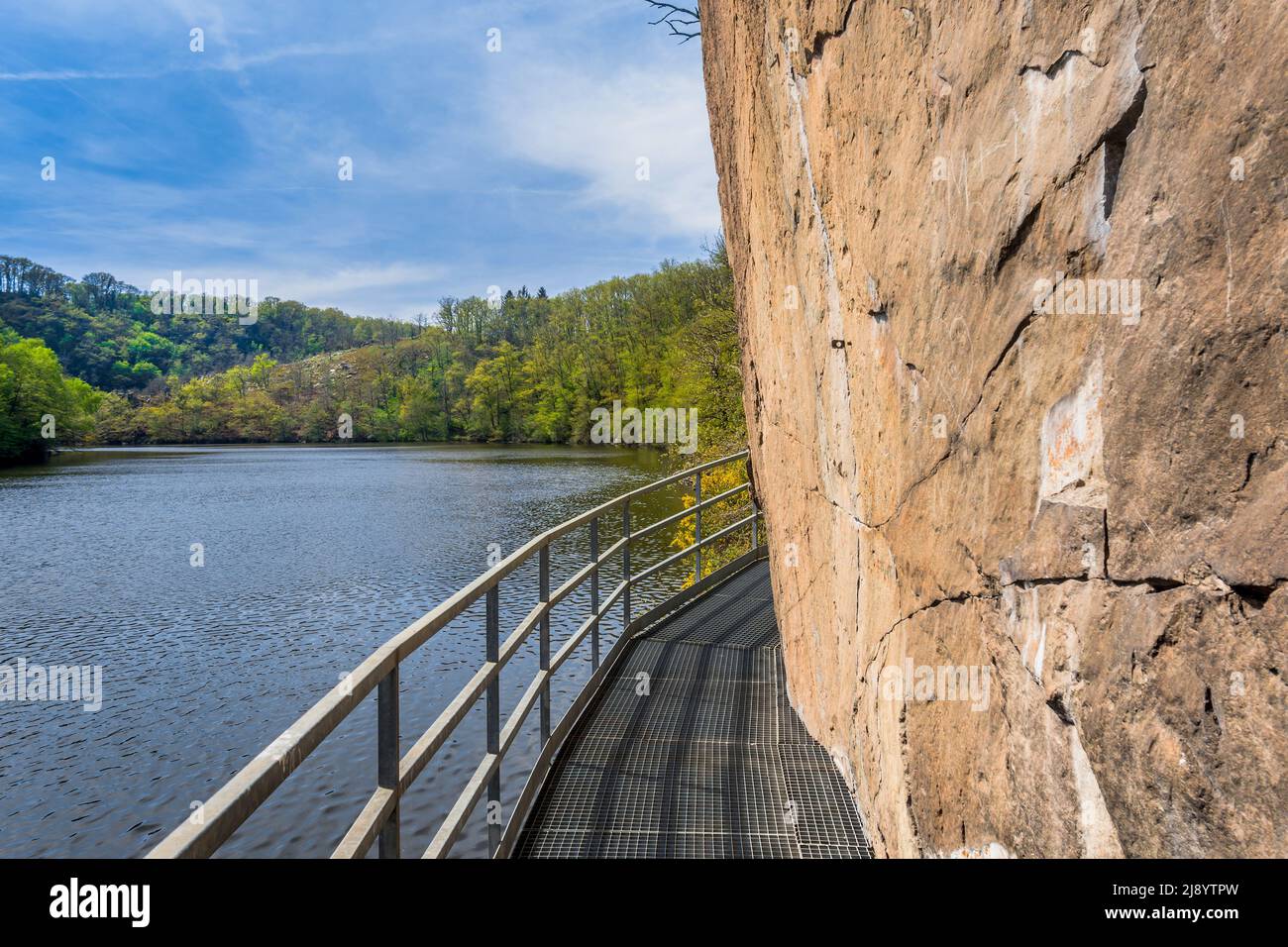 Nature walk alongside the river Creuse and 'Rocher de Jupille' in the ...