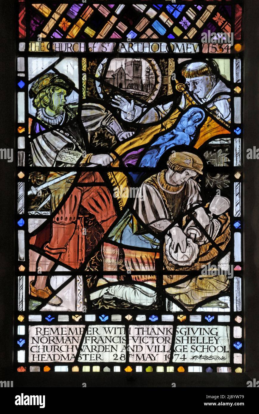 English reformation stained glass hi-res stock photography and images ...