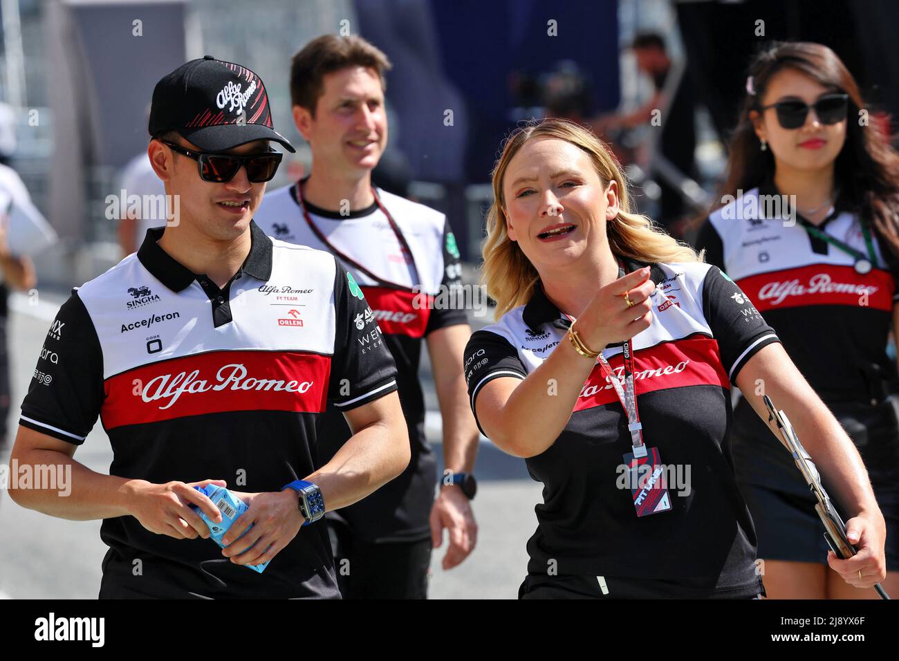Barcelona, Spain. 19th May, 2022. Guanyu Zhou (CHN) Alfa Romeo F1 Team ...