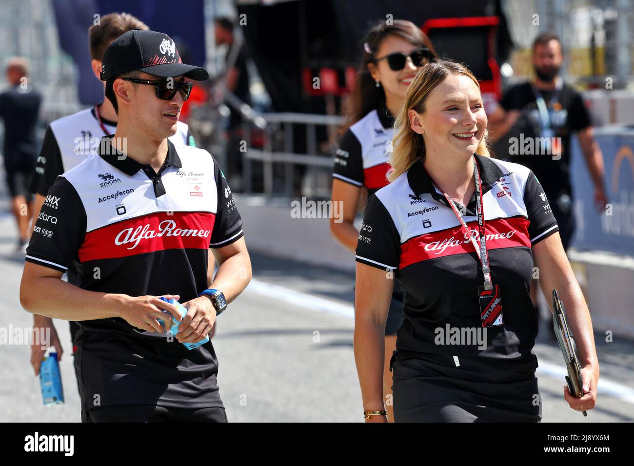 Barcelona, Spain. 19th May, 2022. Guanyu Zhou (CHN) Alfa Romeo F1 Team ...