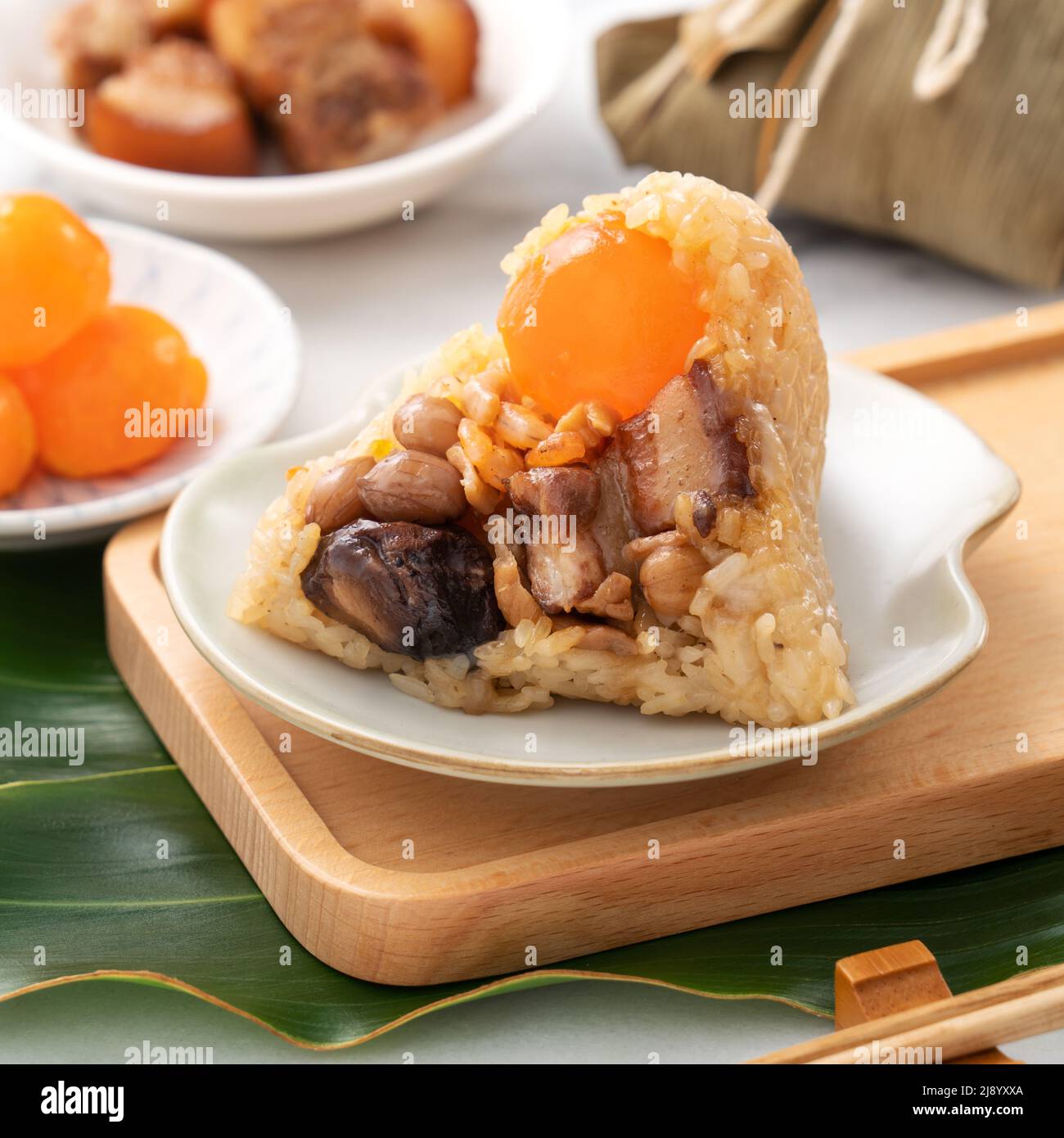 Zongzi. Rice dumpling for Chinese traditional Dragon Boat Festival ...