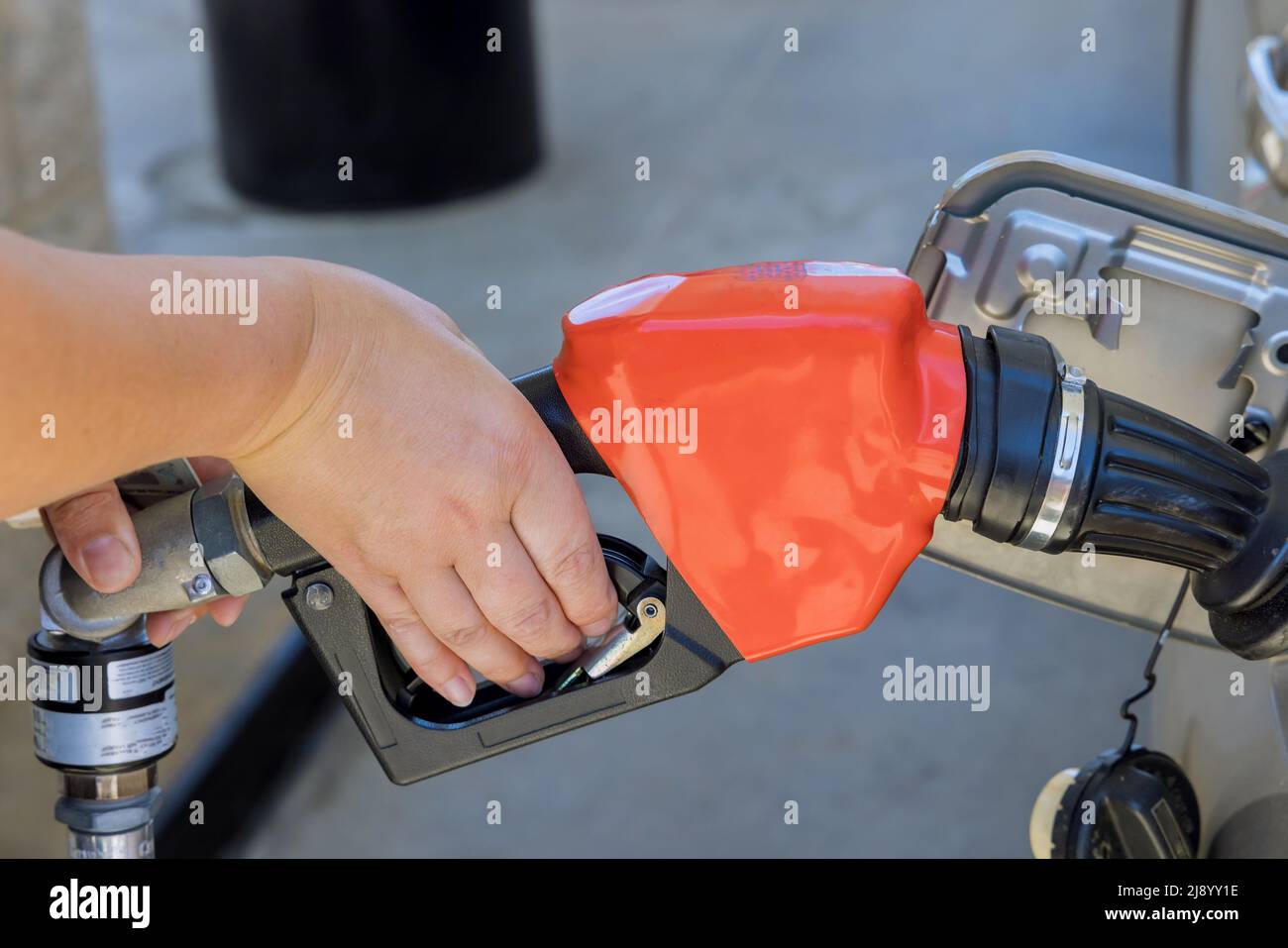 Refill vehicle hi-res stock photography and images - Alamy