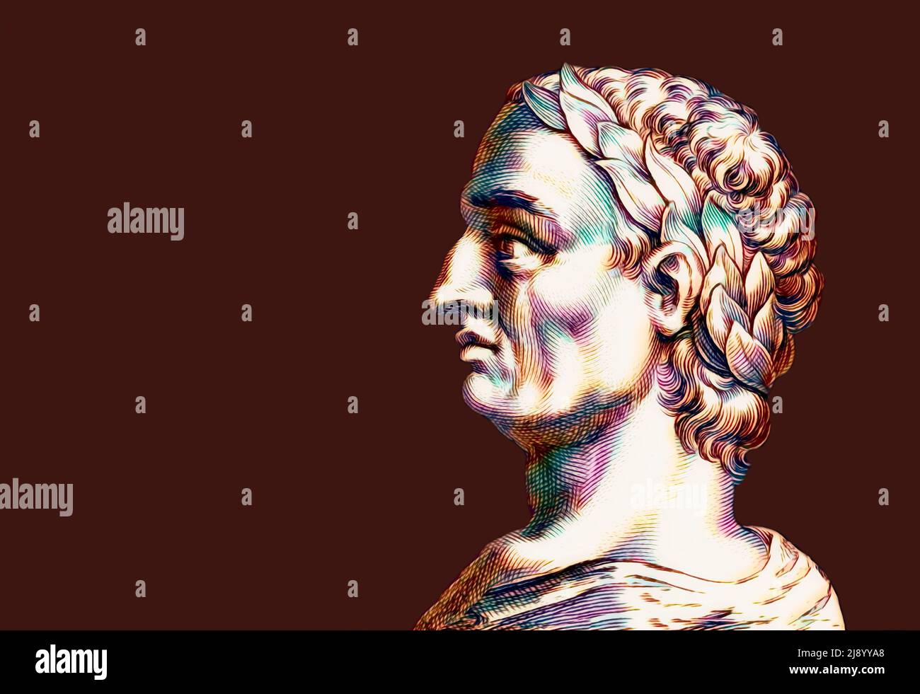 Gaius Julius Caesar, 100 - 44 BC, Roman statesman Stock Photo - Alamy