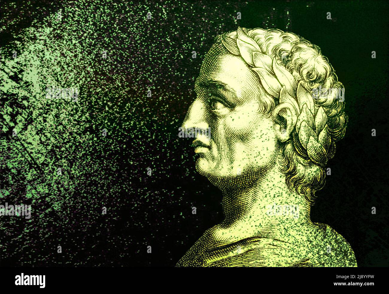 Gaius Julius Caesar, 100 - 44 BC, Roman statesman Stock Photo - Alamy