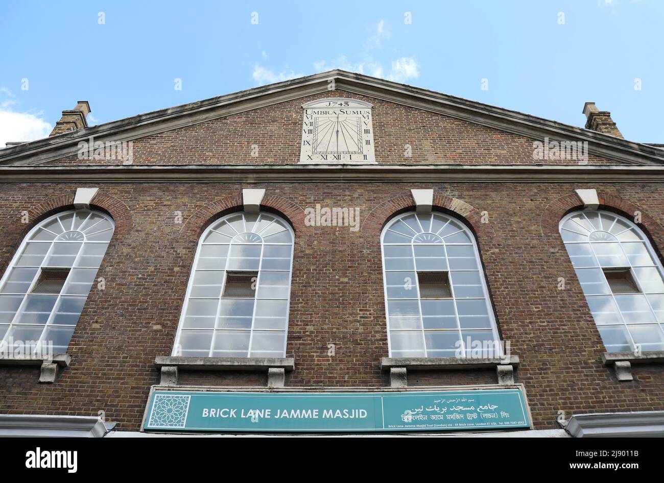 Brick Lane Congregational Mosque at Spitalfields in the East End of ...