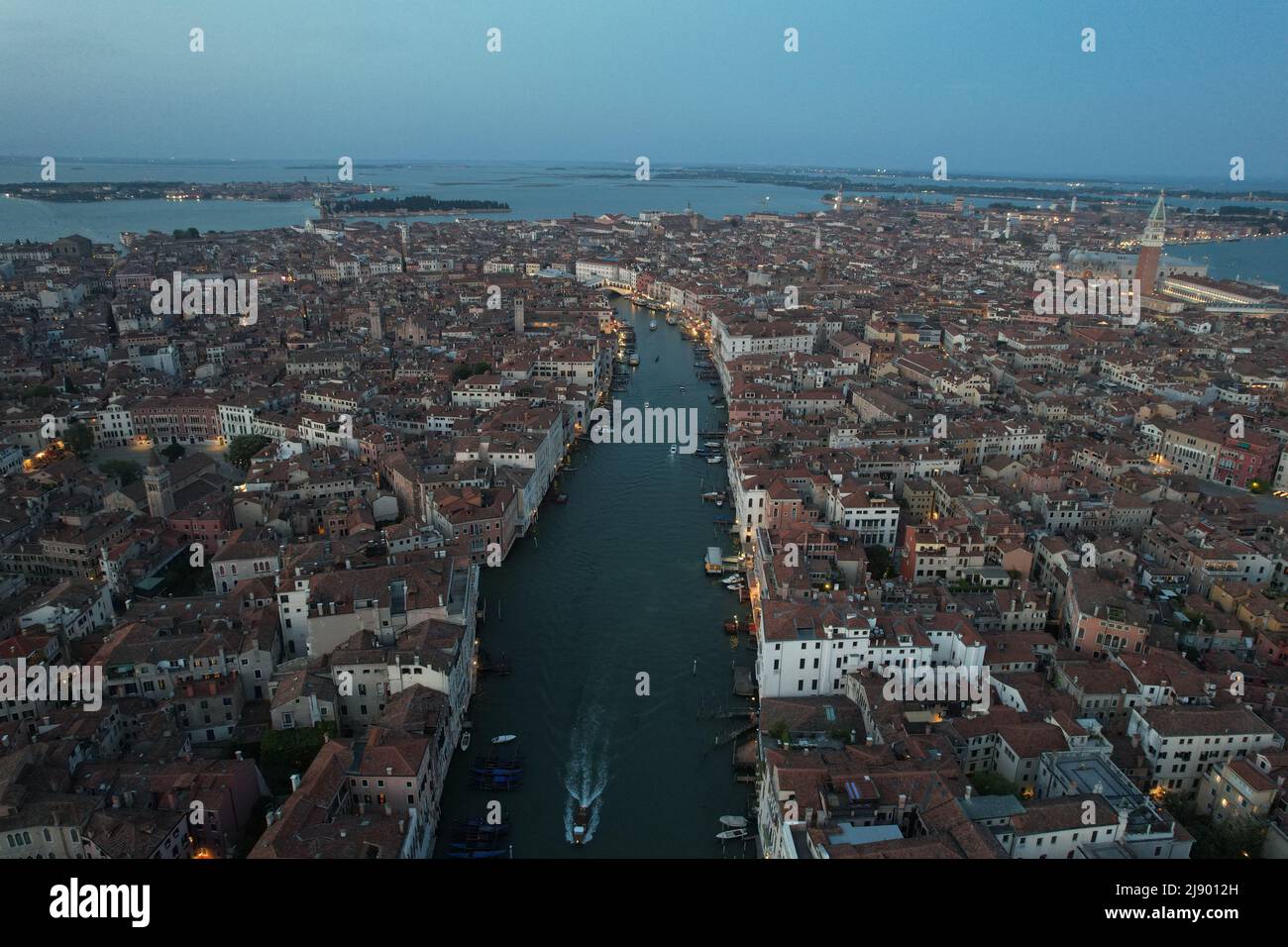 Venezia con Drone. Venice with Drone. Aerial View. May 2022 Stock Photo ...