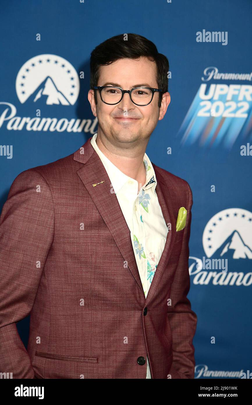 Richie Moriarty of "Ghosts"attends the Paramount Upfront 2022 on May 18 ...