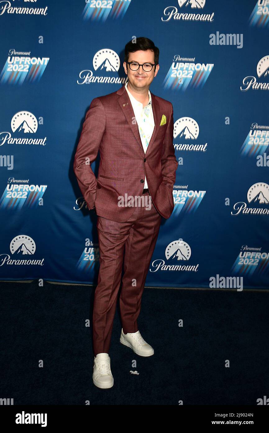 Richie Moriarty of "Ghosts"attends the Paramount Upfront 2022 on May 18 ...