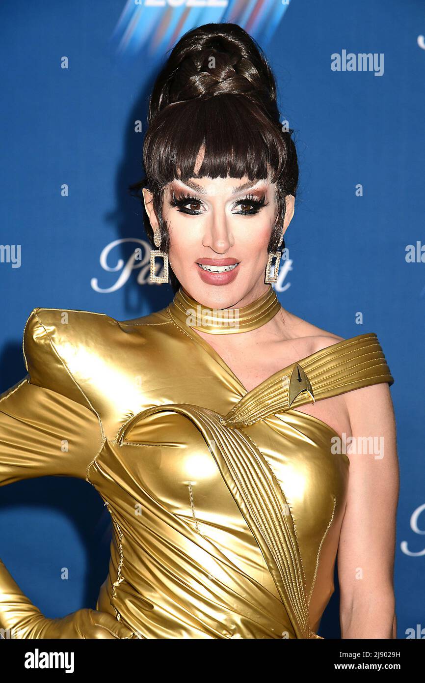 Jackie Cox of "Ru Paul's Drag Race" attends the Paramount Upfront 2022 ...