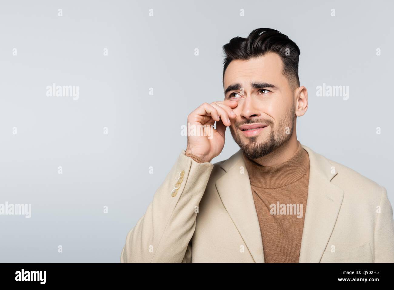 Man crying money hi-res stock photography and images - Alamy