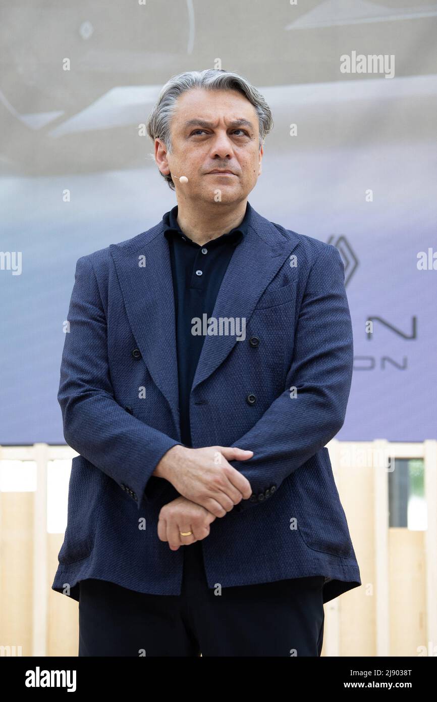 Paris, France. 19th May, 2022. Renault CEO Luca de Meo attends the ...