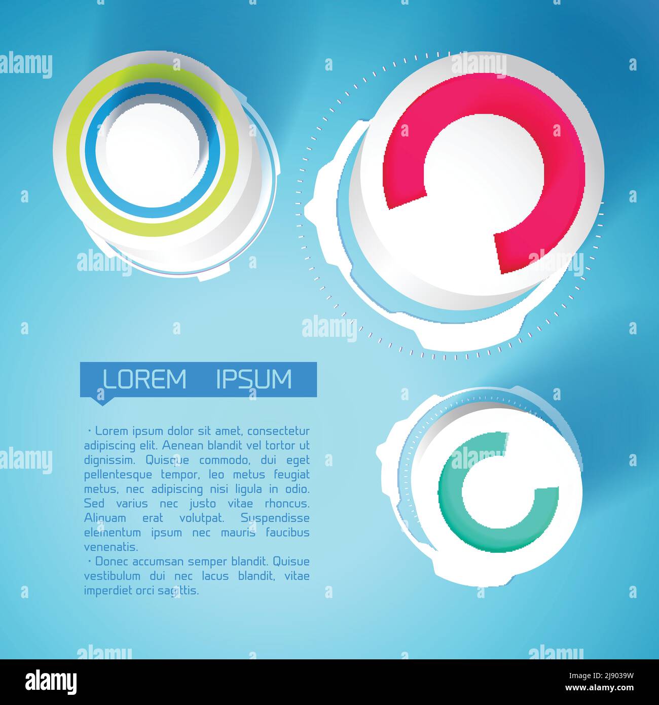Abstract design with colorful infographic charts from engineering ...