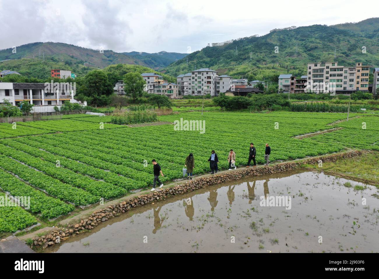 (220519) -- FUZHOU, May 19, 2022 (Xinhua) -- Aerial photo shows Chan ...