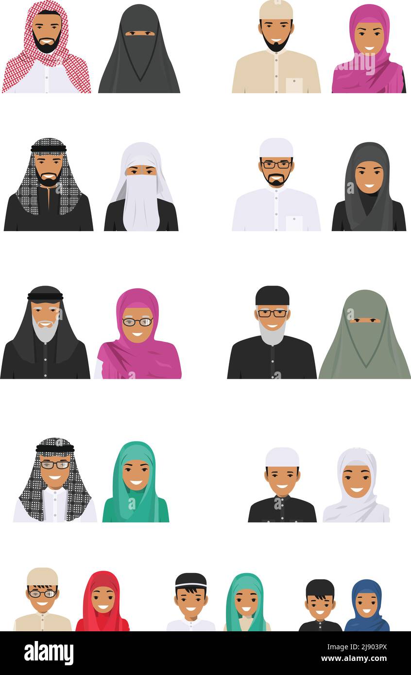 All age group of arab man family. Generations man. Arab people father ...