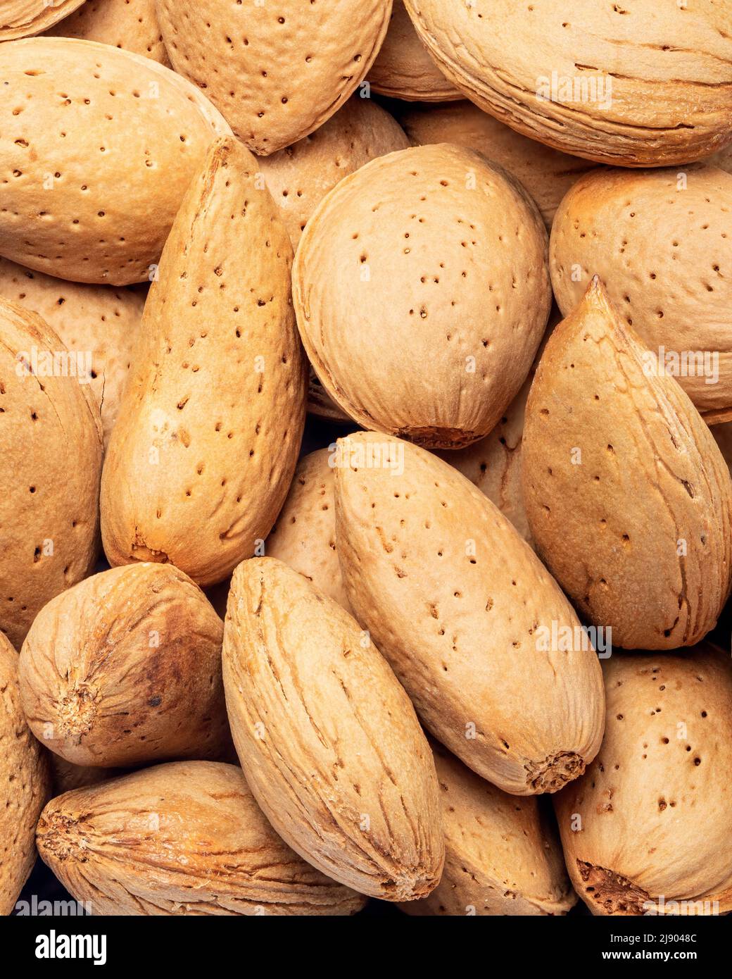 Set of nuts fruit collage background hi-res stock photography and ...