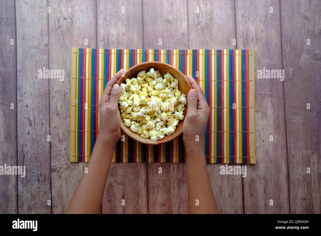 Close up man eat popcorn hi-res stock photography and images - Alamy